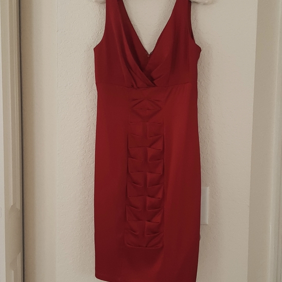 Calvin Klein | Dresses | Calvin Klein Red Dress Size 6 | Poshmark